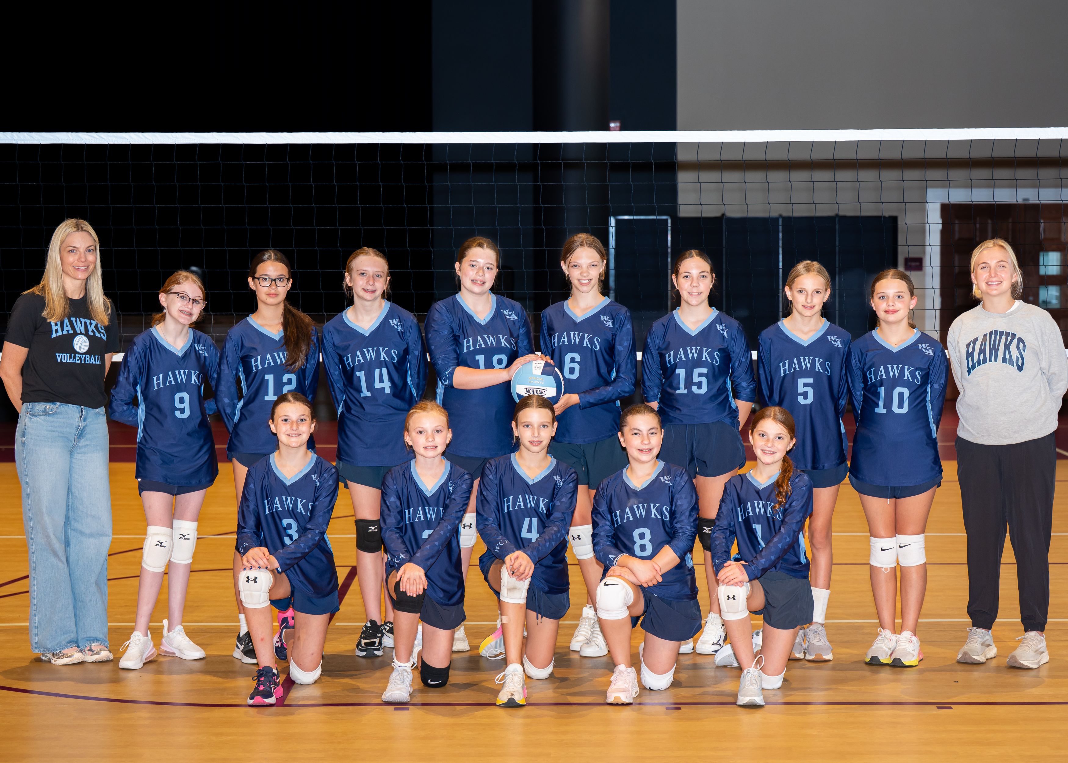 Middle School Girls Volleyball Weddington Christian Academy
